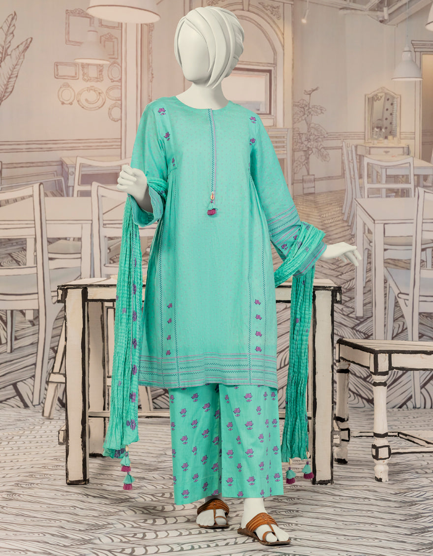 BLUE CAMBRIC 3PC STITCHED | JGK-W-YGTL-648-24 FB/CHAPPAI-04 – J. Junaid ...