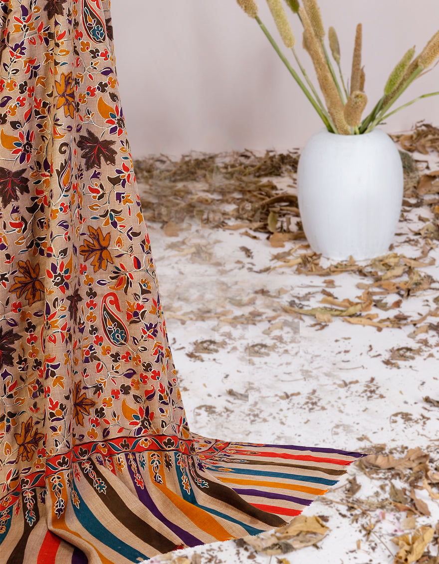 JSH-SHW-US-22-034 FB/Qalam Kaar Jaal Shawl – J. Junaid Jamshed US